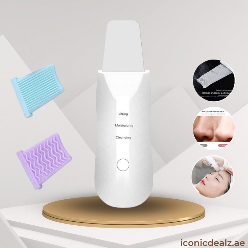 Ultrasonic Rechargeable Skin Scrubber - ICONICDEALZ