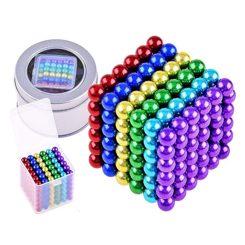 Multicolor 216 Pcs Magnetic Balls - ICONICDEALZ