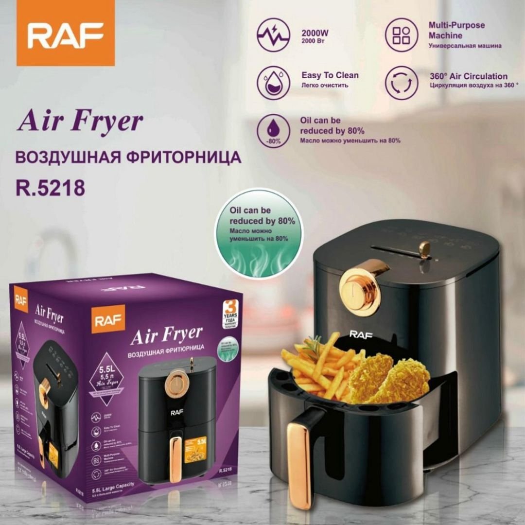 5.5 Liter RAF Air Fryer - ICONICDEALZ