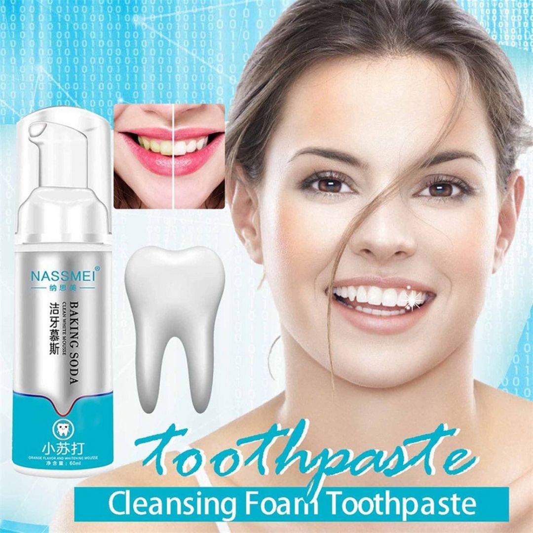 Baking Soda Teeth Whitening Mousse - ICONICDEALZ