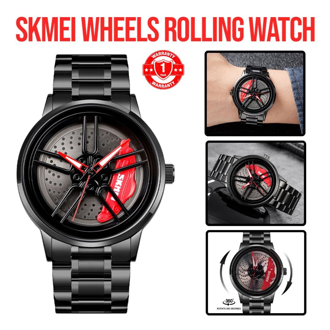 SKMEI Wheels Rolling Watch - ICONICDEALZ